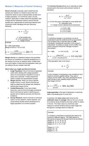 Module 1 Statistics Basic Concepts - LESSON 1: Basic Statistical Concepts 1 CONCEPTS AND NATURE ...