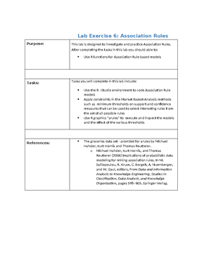 LAB FIVE DAT 520 Module Five Lab Worksheet - Module Five Lab Worksheet ...