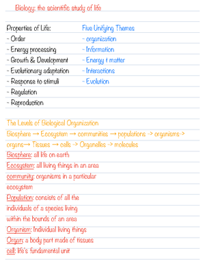 Biology: Chapter 1 Study Guide - Chapter 1: The Scientific Study of ...