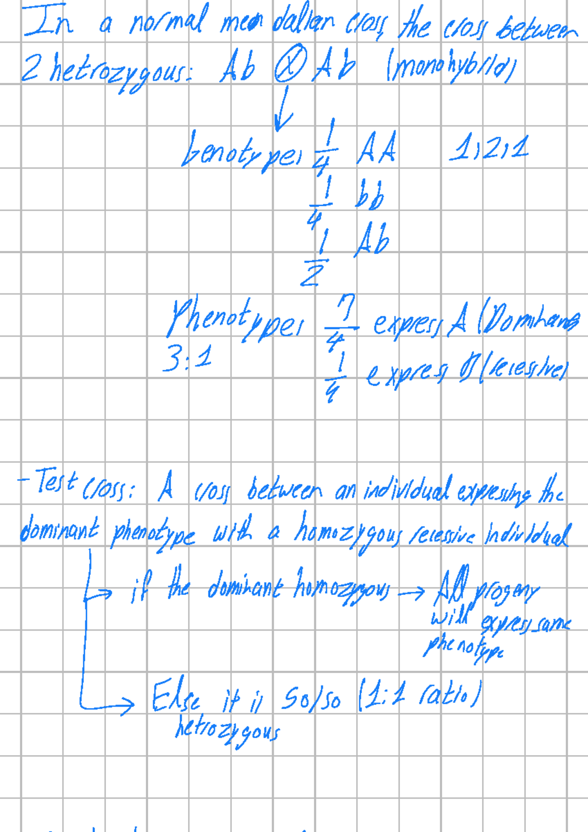 Chapter 13 - Genetics: Monohybrid and Dihybrid Crosses in Detail - Studocu
