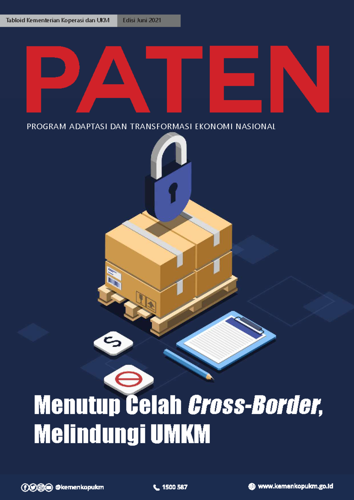 Tabloid KemenkopUKM Edisi Juni 2021: Melindungi dan Mendorong UMKM ...
