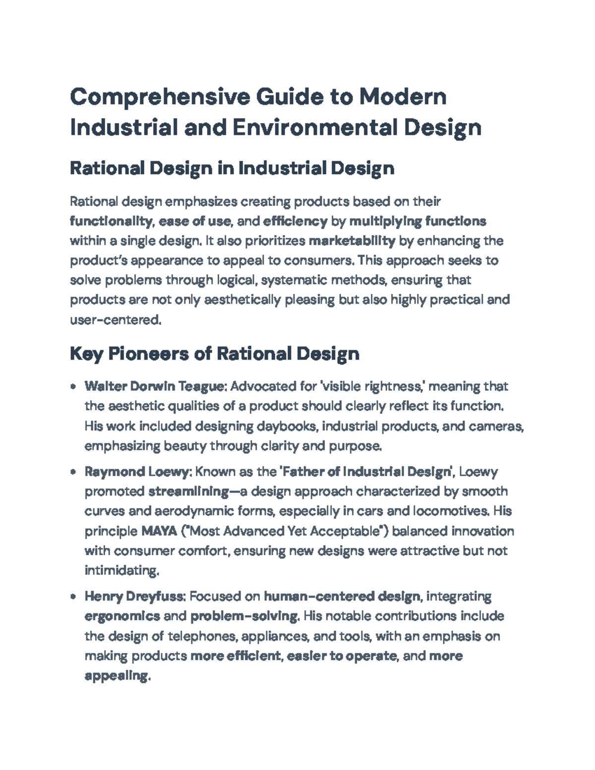 Comprehensive Guide to Rational Design in Industrial & Environmental ...