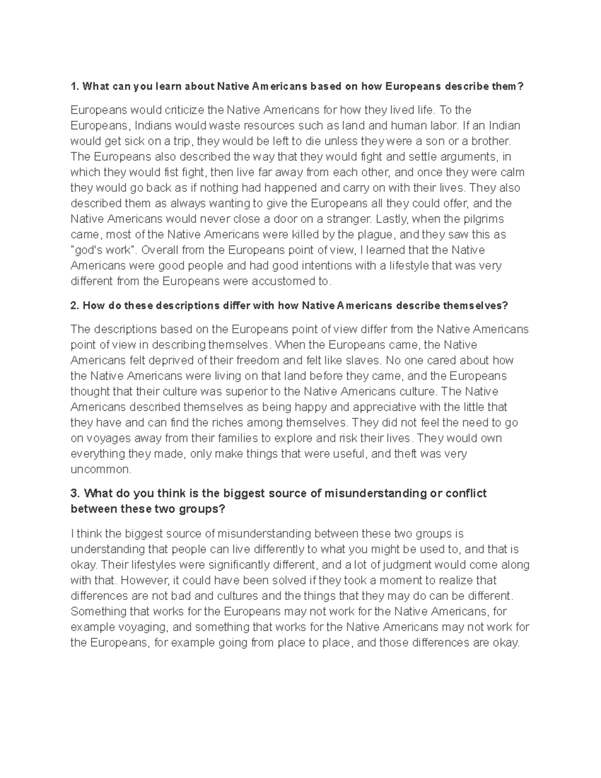 US History (Lecture) Reading Notes: Perspectives on Native Americans ...