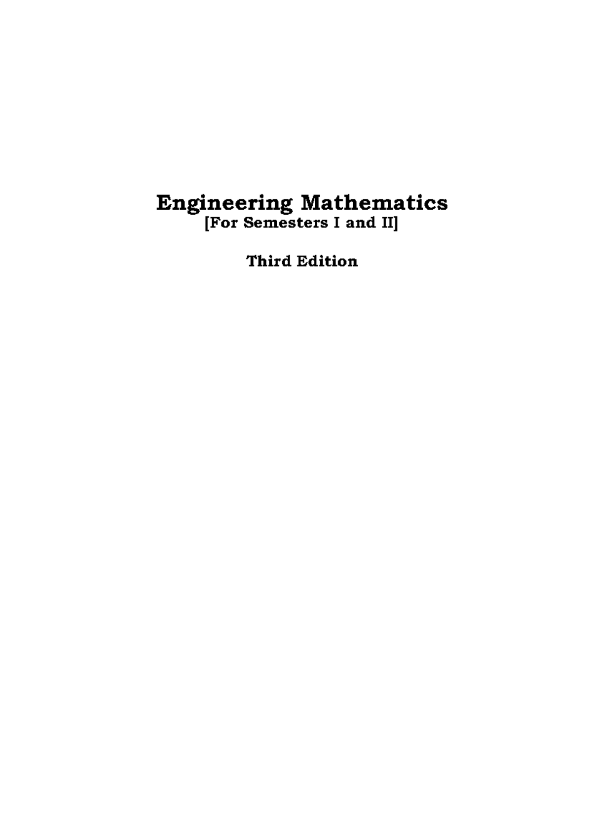 Engineering Mathematics II: Chapter 5 - Laplace Transforms Notes - Studocu