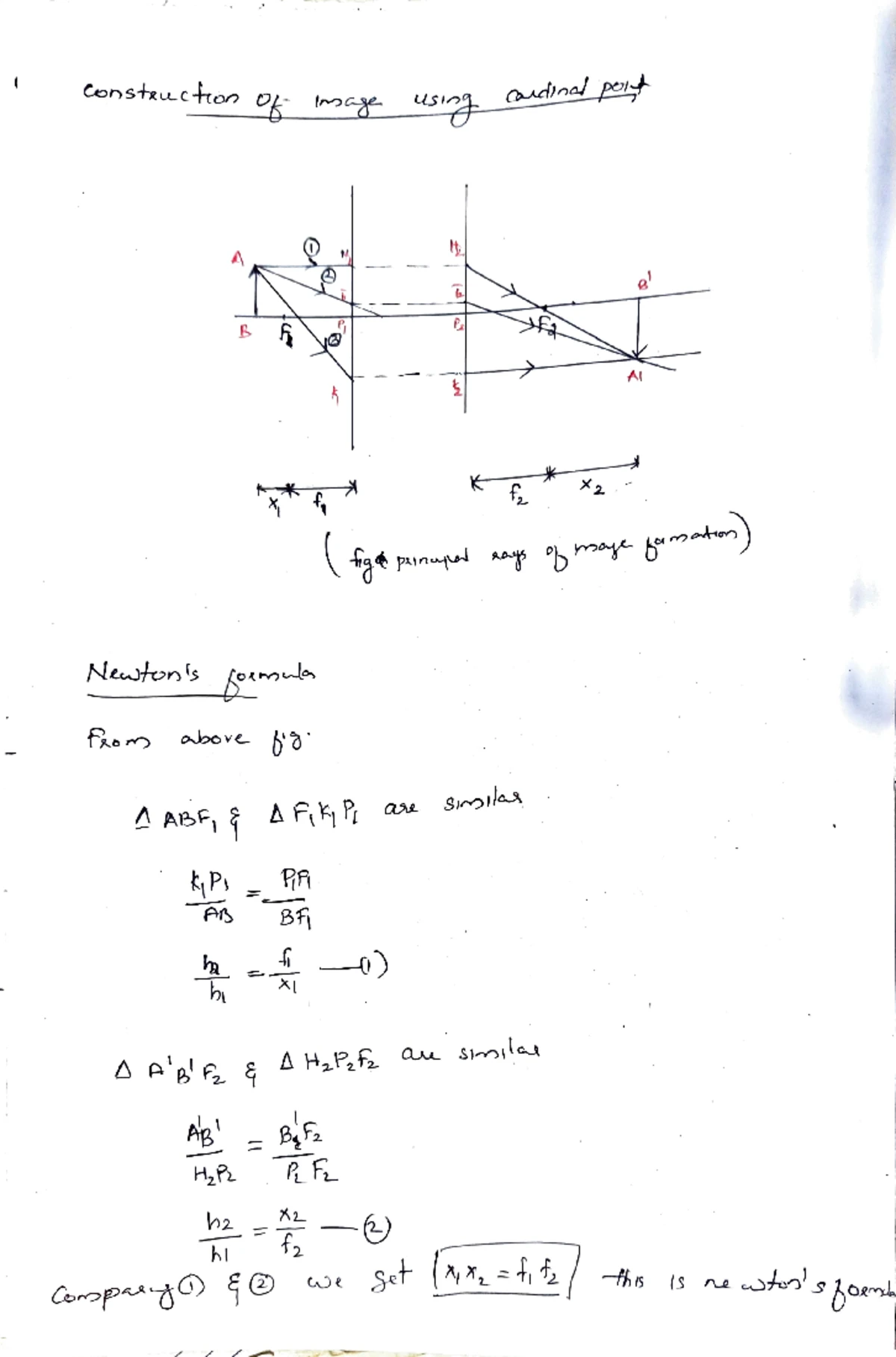 Optical System and Aberrations Lecture Notes for BSc Optometry - Studocu