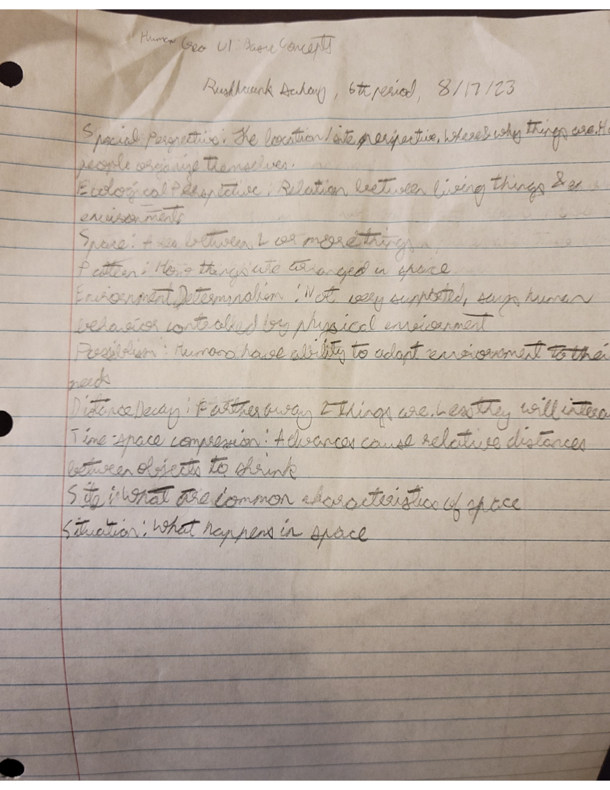 Chapter 1.1 Review Notes for Exam - Human (seo UI Basic concepts ...