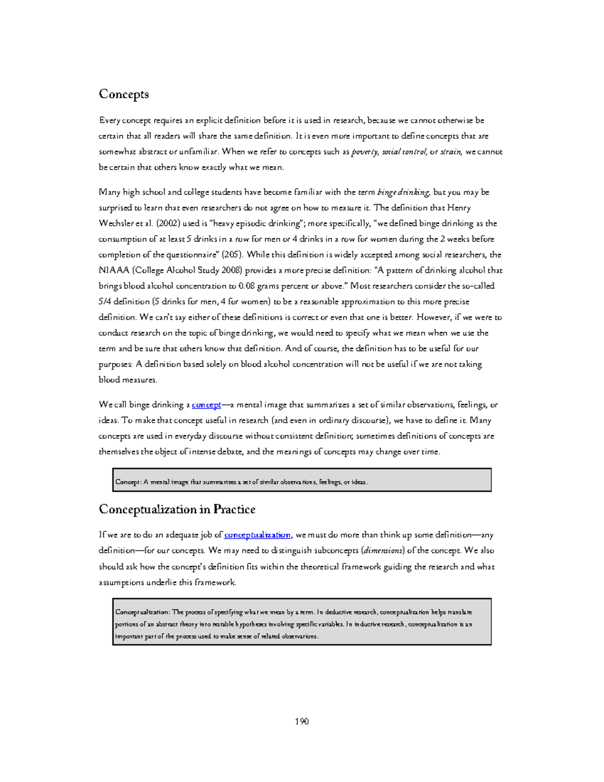 Defining Key Concepts in Criminology and Criminal Justice (CCJ 205 ...