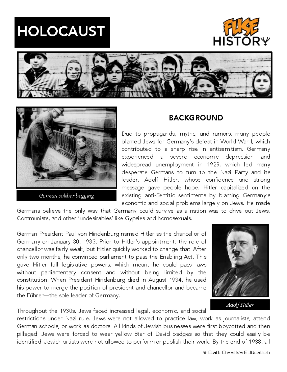 Holocaust Reading: Understanding Antisemitism and Nazi Atrocities - Studocu