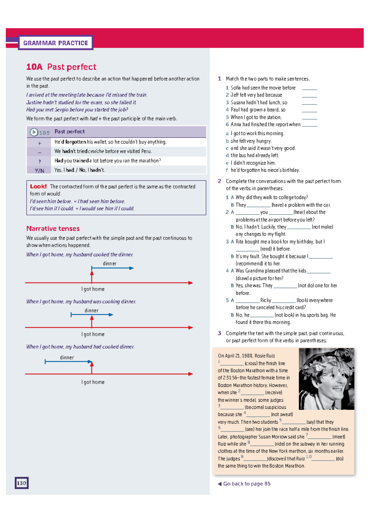 MOD 4 Grammar Practice: UNIT 10 - Past Perfect & Reported Speech - Studocu