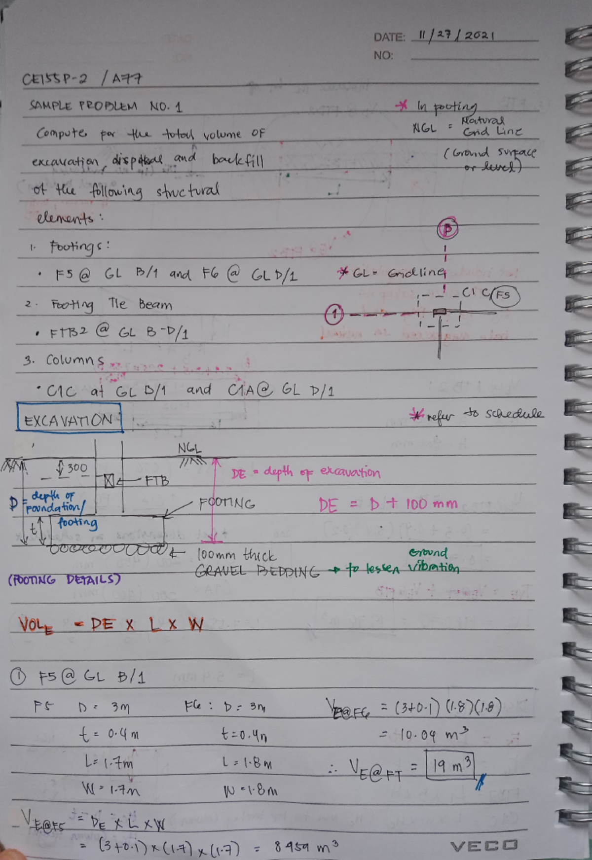 Earthworks Lecture Notes CE155-2: Key Concepts and Calculations - Studocu