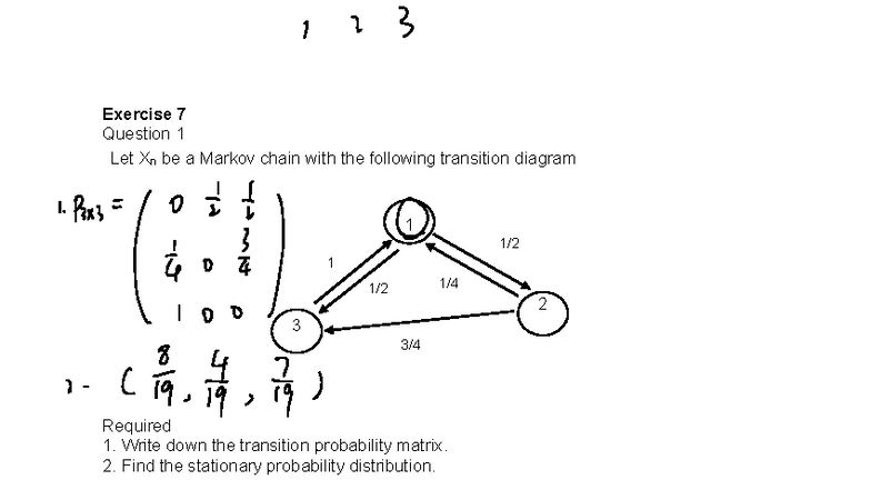 Exercise 7 - Markov Chains & Poisson Processes Analysis - Studocu