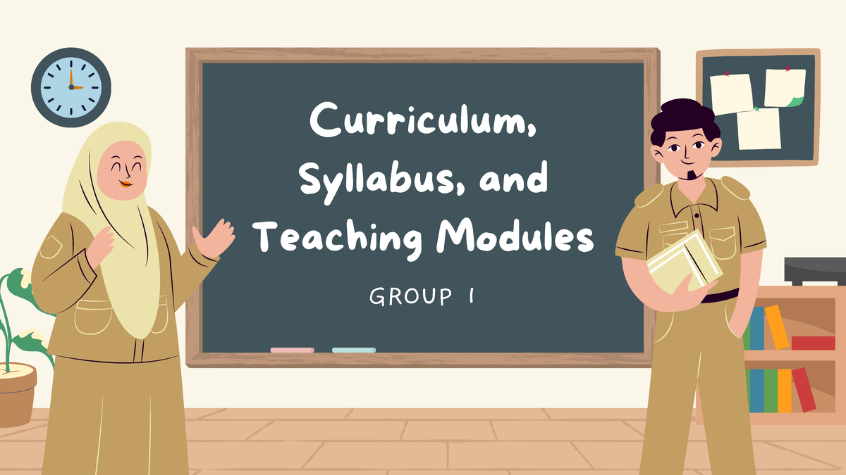 Curriculum, Syllabus, and Teaching Model - Curriculum, Syllabus, and ...