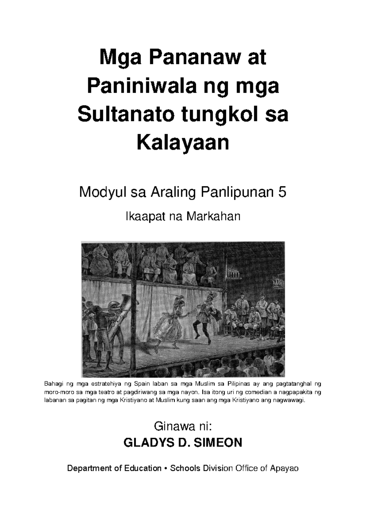 Passed 3167-13-21 Melcs Apayao Mga Pananaw at Paniniwala ng mga ...