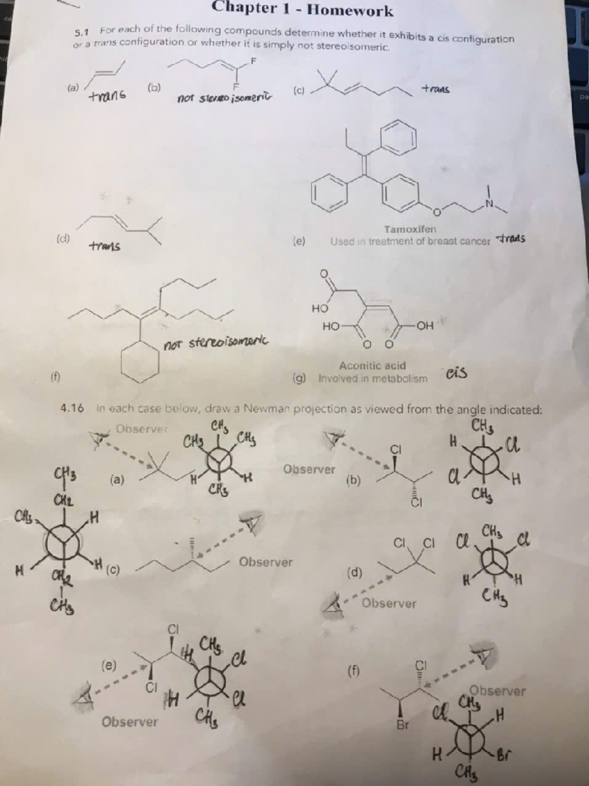Homework 1 - Chapter 1 Homework or a trans configuration or whether it ...