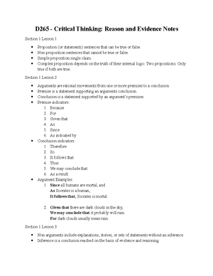 C165 Notes - C165: Integrated Physical Sciences Notes Section 1 ...