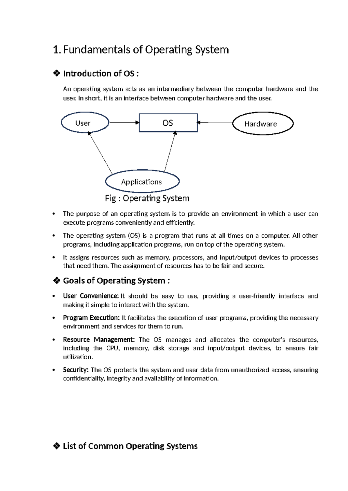 Fundamentals of Operating Systems (OS) - Overview and Key Concepts ...