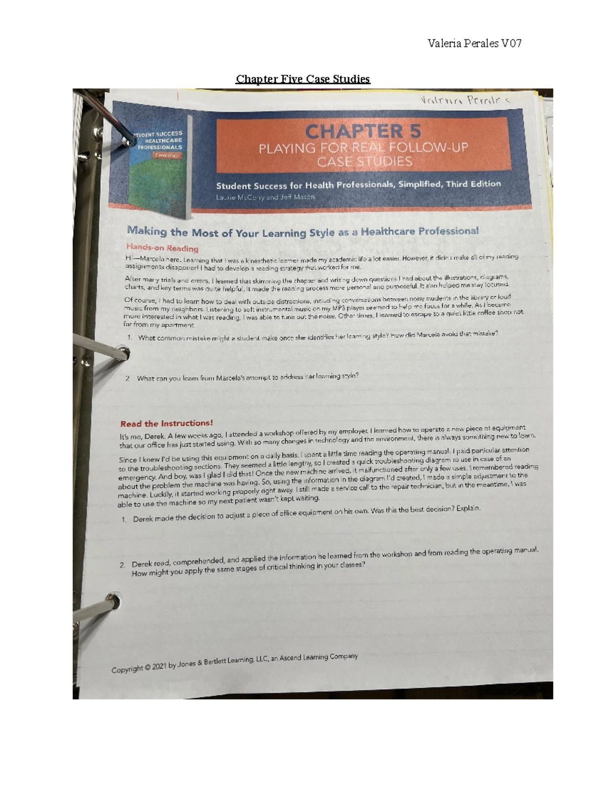 Chapter 2 Homework Assignment - Chapter Two Case Studies Chapter Two ...