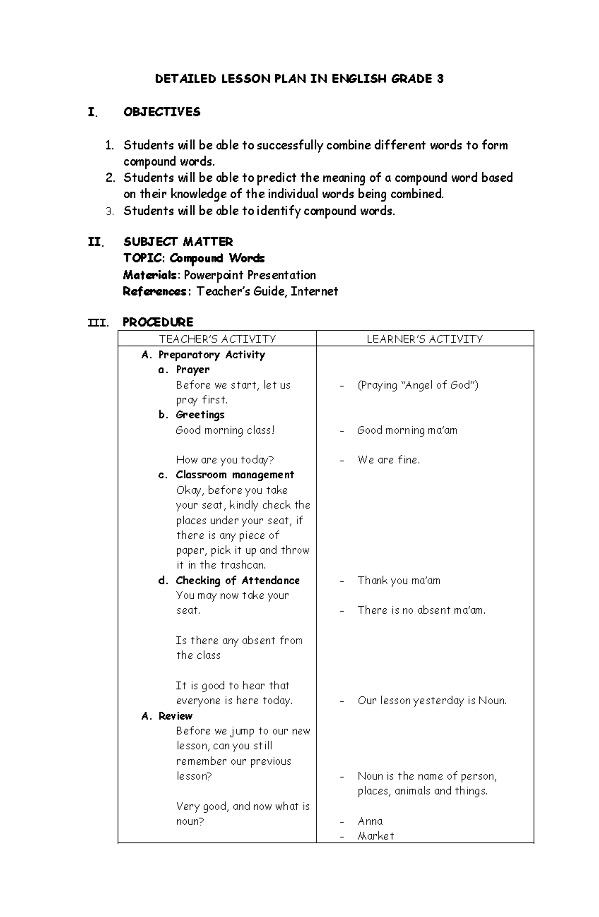 DEMO EED ELEC 1 Angge. finaldocx - Detailed Lesson Plan in Science ...