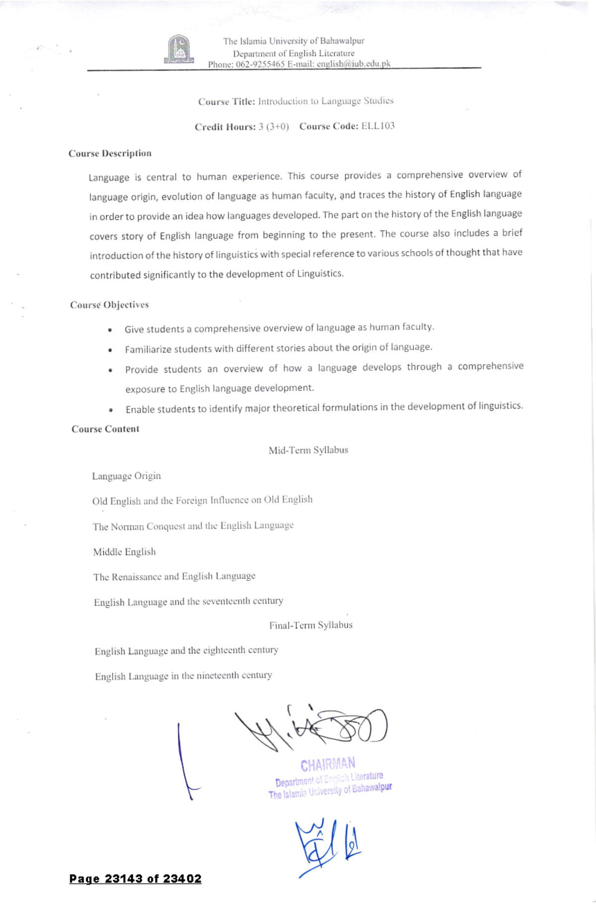 Introduction to Language Studies (ELL103) - Course Overview and ...