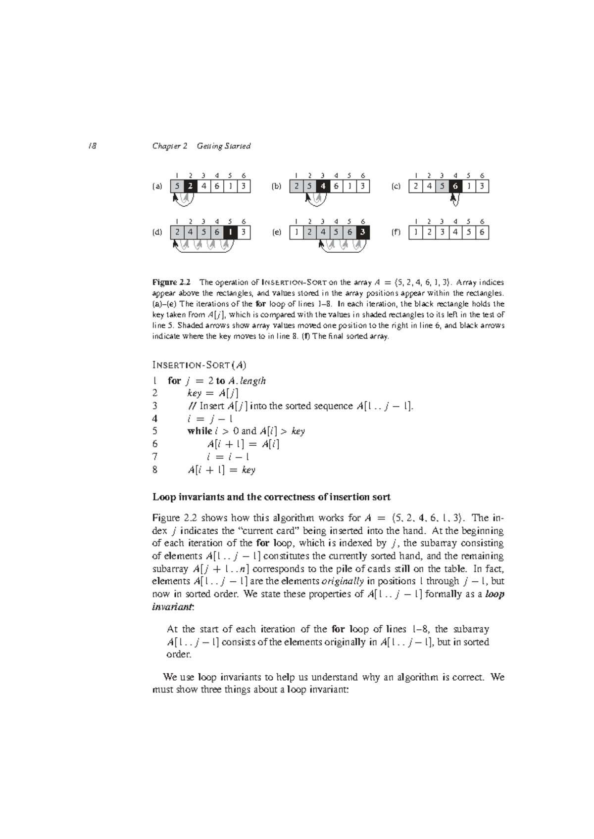 18 CS101 Chapter 2: Understanding Insertion Sort Algorithm - Studocu