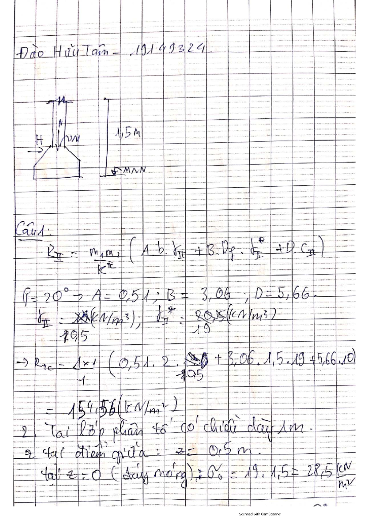 Đồ Án Bê Tông 19149324 - Dao Huu Tam - Studocu