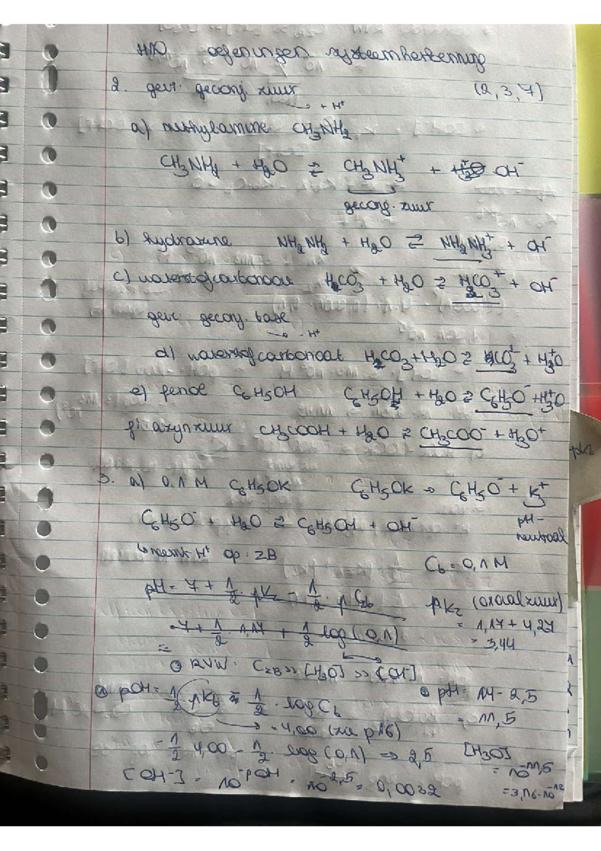 Chemie Oefeningen: HNO Refinement & Systematic Analysis (IMG 0834 ...