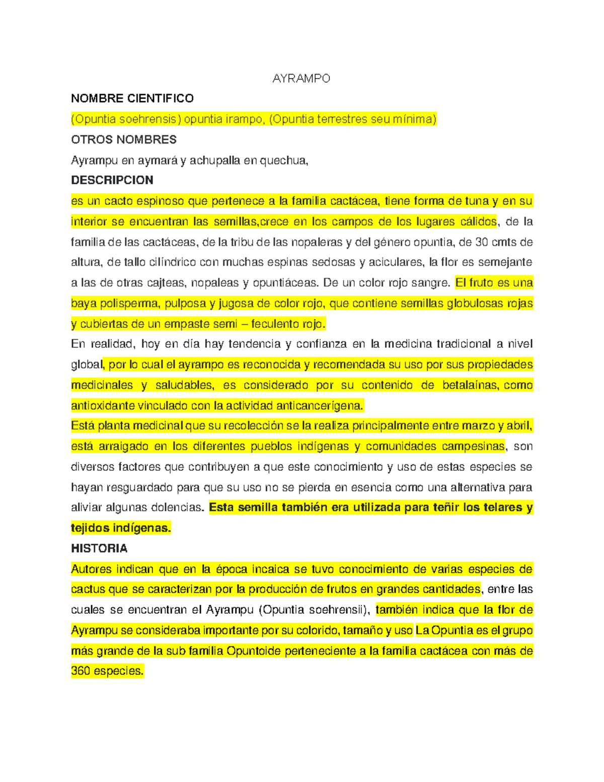 Ayrampo - ES SOBRE LAS PLANTAS MEDICINALES - AYRAMPO NOMBRE CIENTIFICO ...