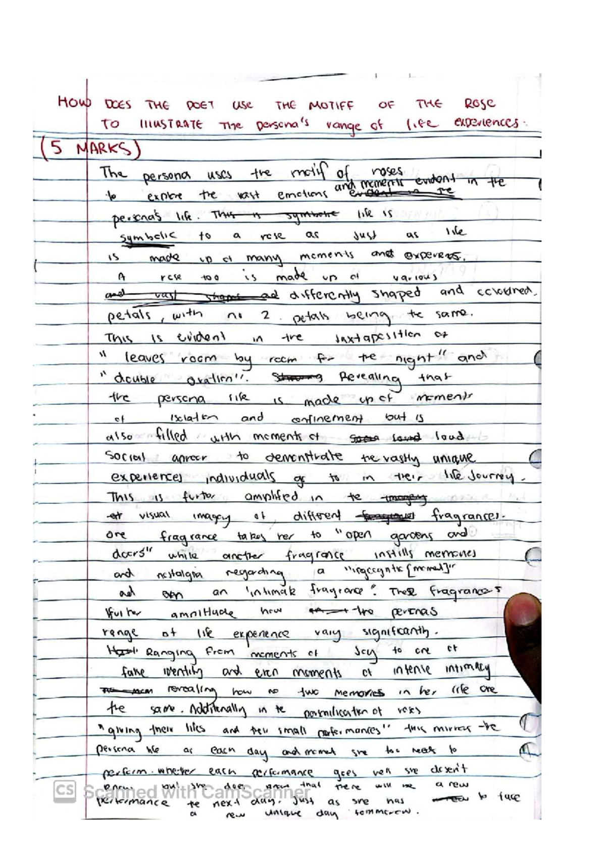Trial Paper 2021 - Exemplar Responses to Short Answer Questions - Studocu