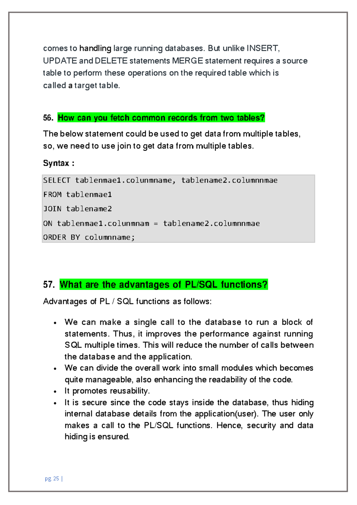 SQL Practice-25-27 - SELECT tablenmae1, tablename2 FROM tablenmae JOIN ...