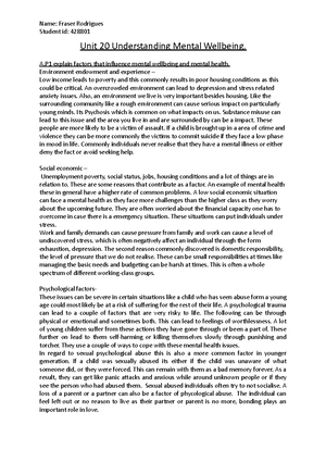 Unit 8 Assignment 2 - Unit 8: Promoting public health - Assignment 2 ...