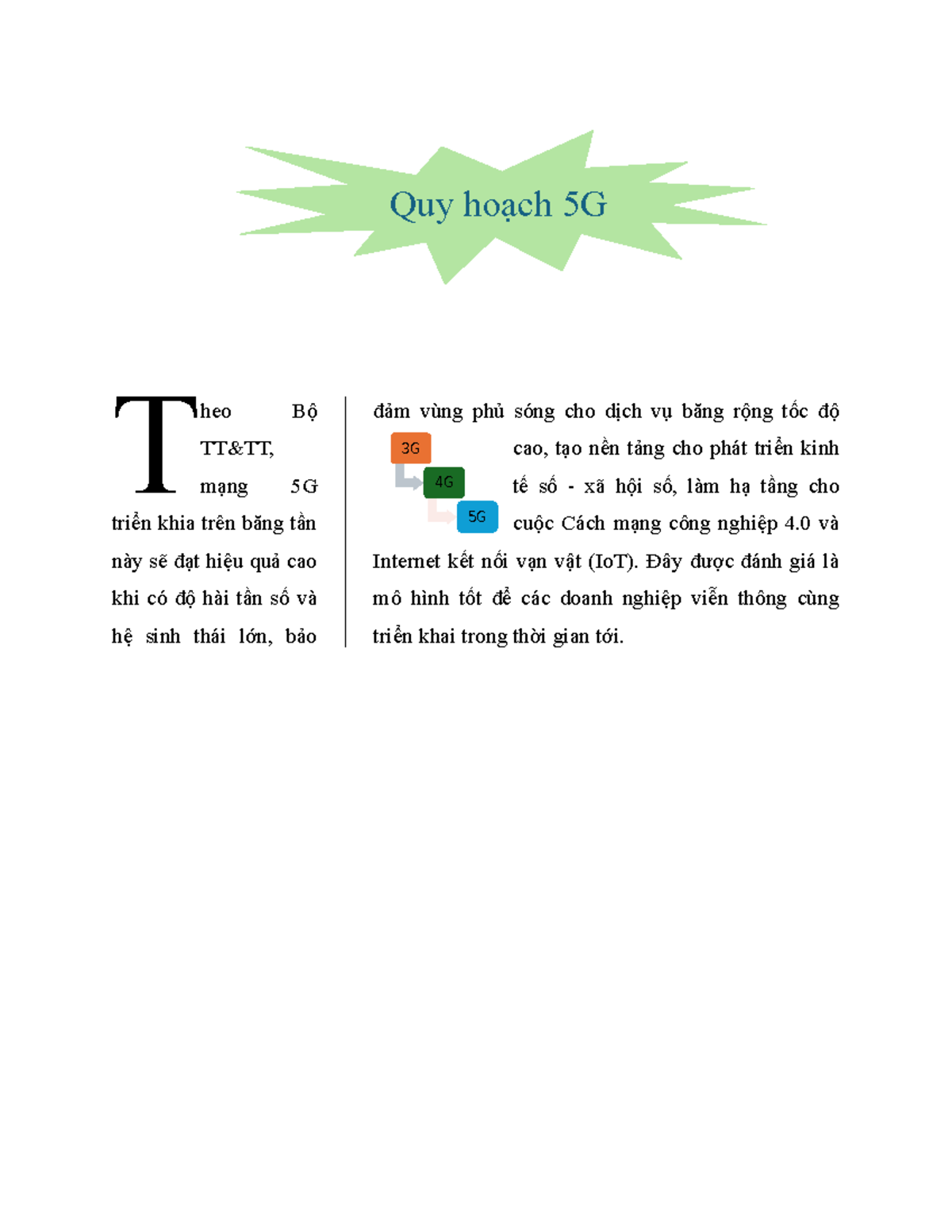 Tin học bài 5 - sfd - heo Bộ TT&TT, mạng 5G triển khia trên băng tần ...