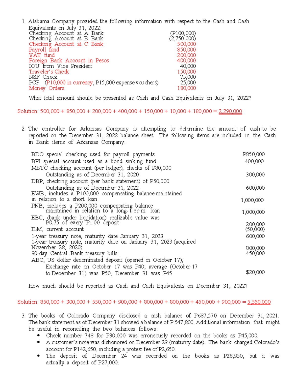 Acctg 102 SF Final Exam 2025 Solutions and Analysis - Studocu