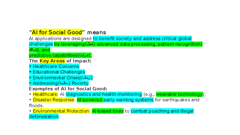AI for Social Good: Addressing Global Challenges - Chapter 11 Summary ...