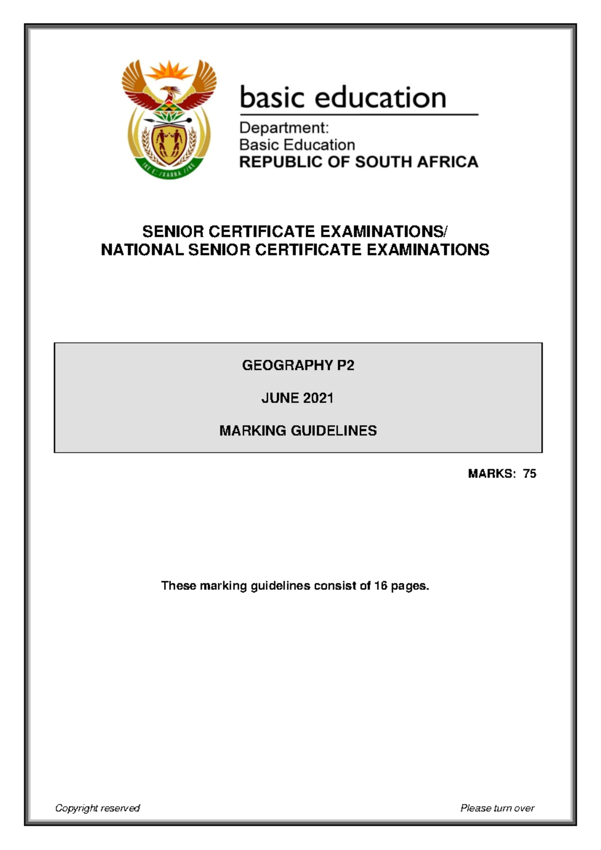 Geography Grade 11 Term 1 Week 2 2021 - Directorate: Curriculum FET ...