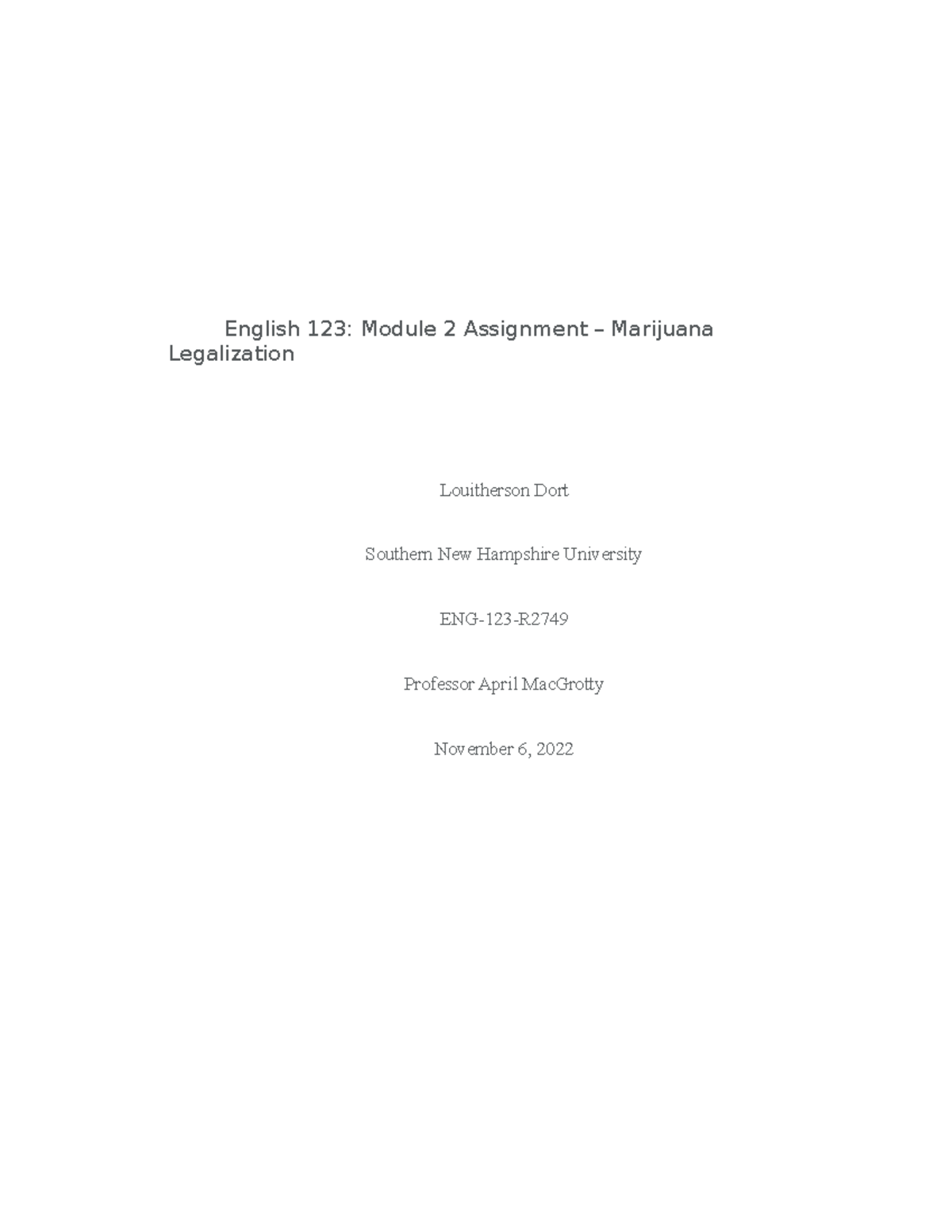 2-5 Assignment- Writing Notes - English 123: Module 2 Assignment ...