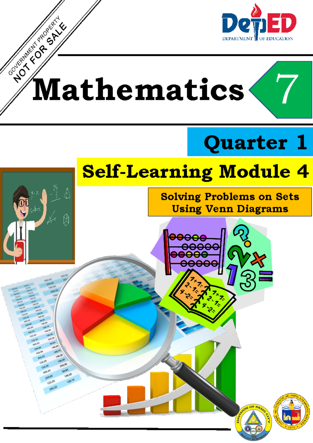 Math 7-Q1-M4: Solving Problems on Sets with Venn Diagrams - Studocu