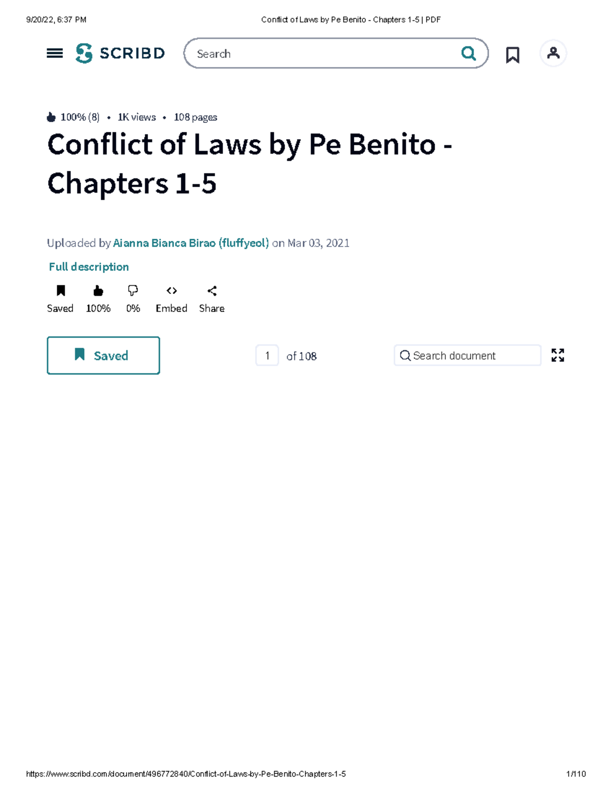 Conflict of Laws (Law 101) - Comprehensive Notes on Chapters 1-5 - Studocu