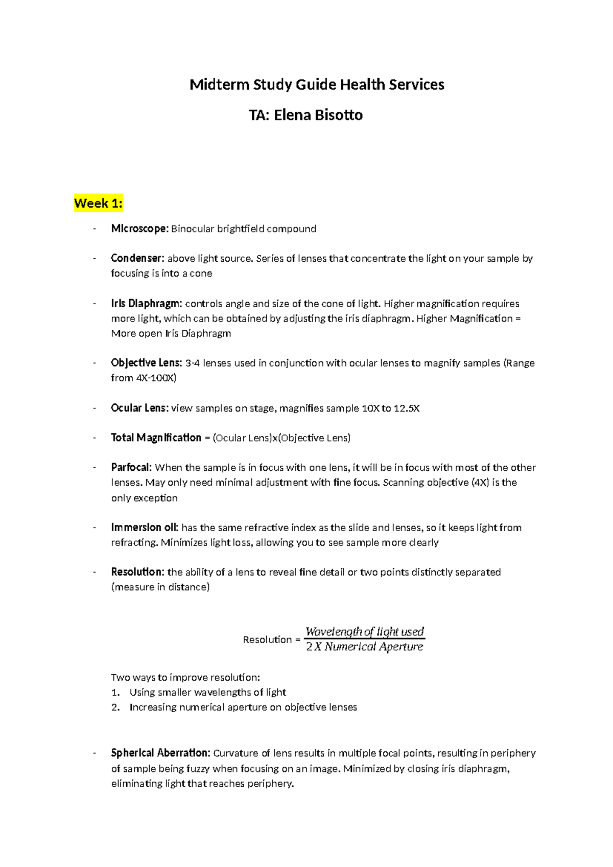 Microbiology Techniques & Media: Midterm Study Guide (BIO 101) - Studocu