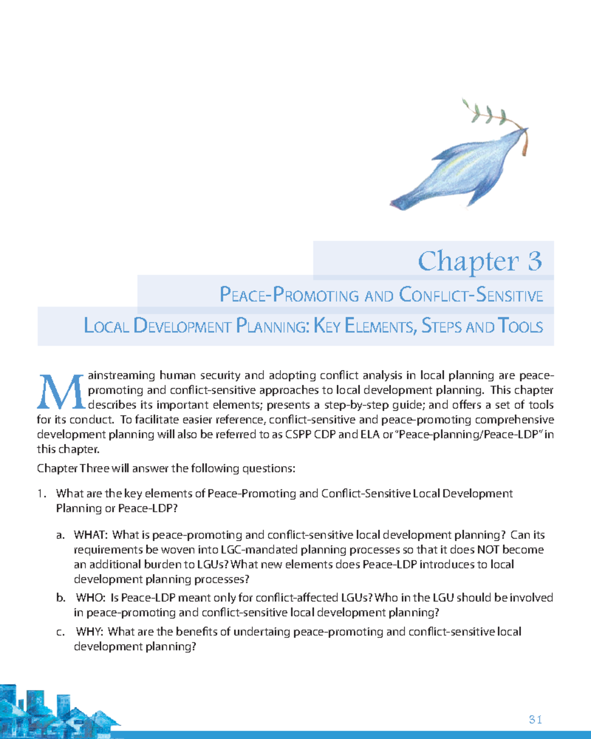 CSPP Guidebook Chapter 3 - M ainstreaming human security and adopting conflict analysis in local ...