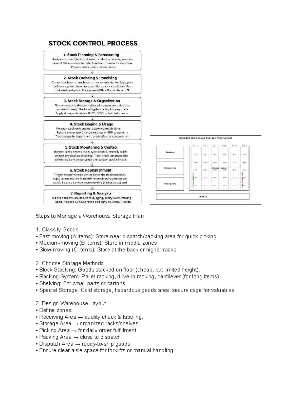 Warehouse Management Strategies: ABC Analysis & Storage Planning - Studocu