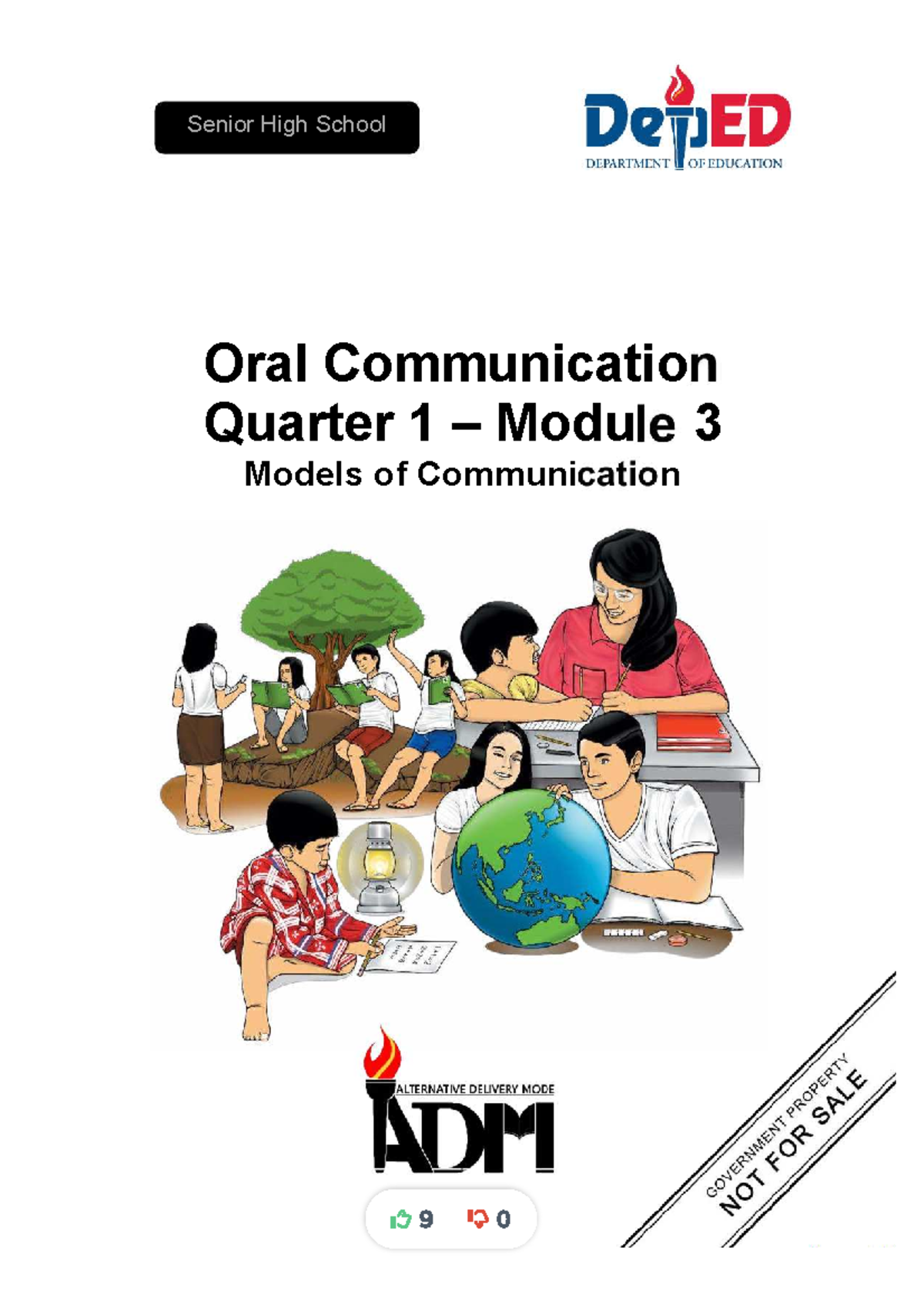 Oral Communication - G11 Q1 Module 3: Models of Communication - Studocu