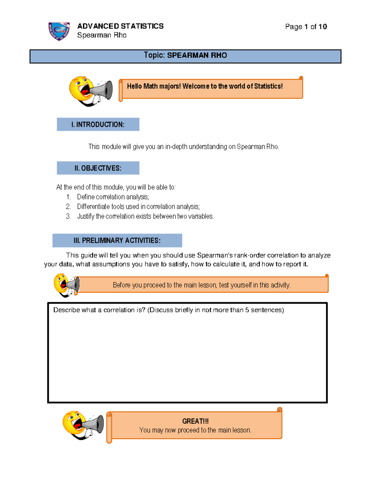 MM13 Content Module 11 - Understanding Spearman's Rank Correlation ...