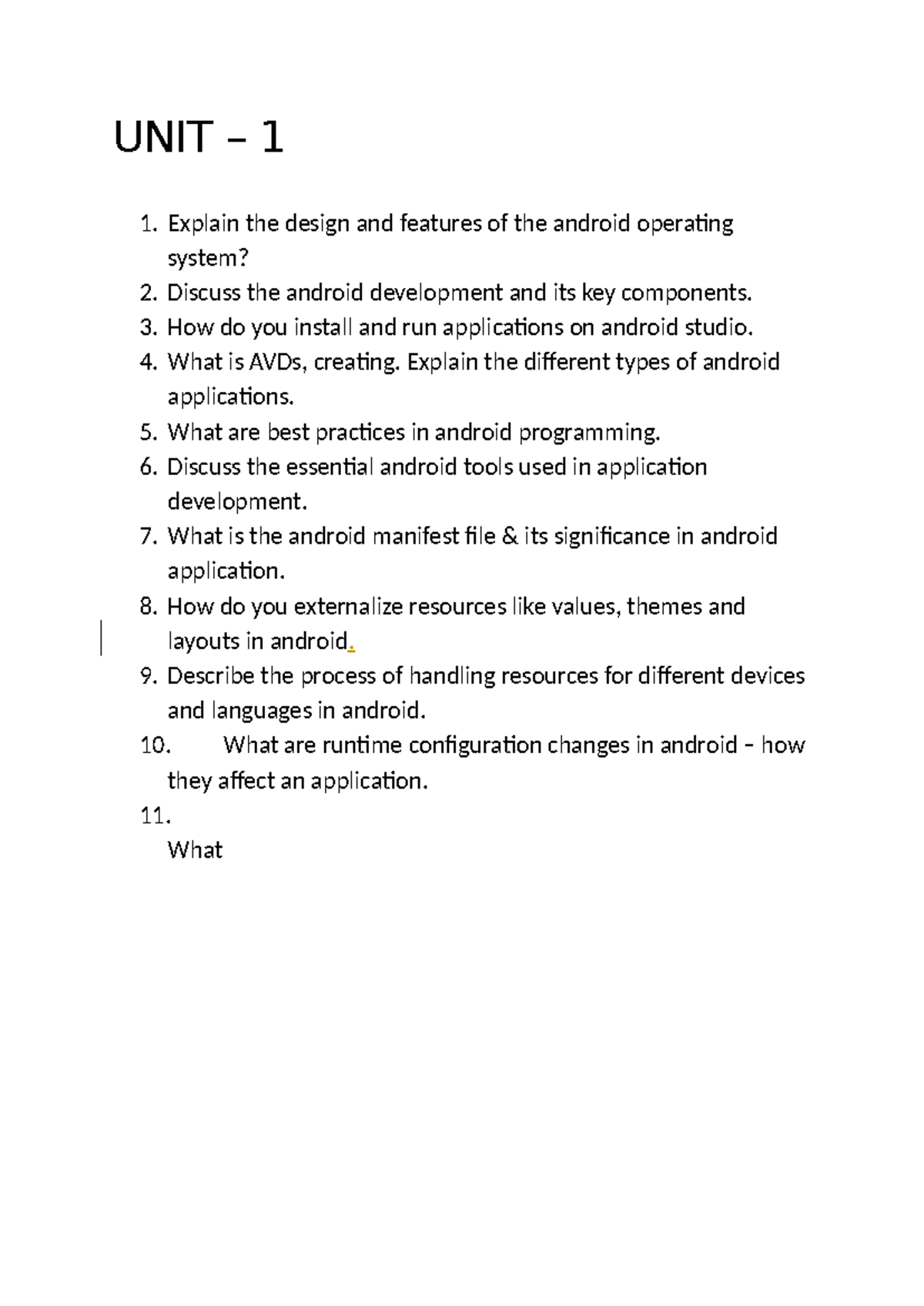 Android OS Design & Development: Key Concepts & Best Practices - Studocu
