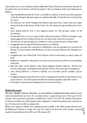 Understanding India Notes (1st to 3rd Sem) - Understanding india BG ist ...