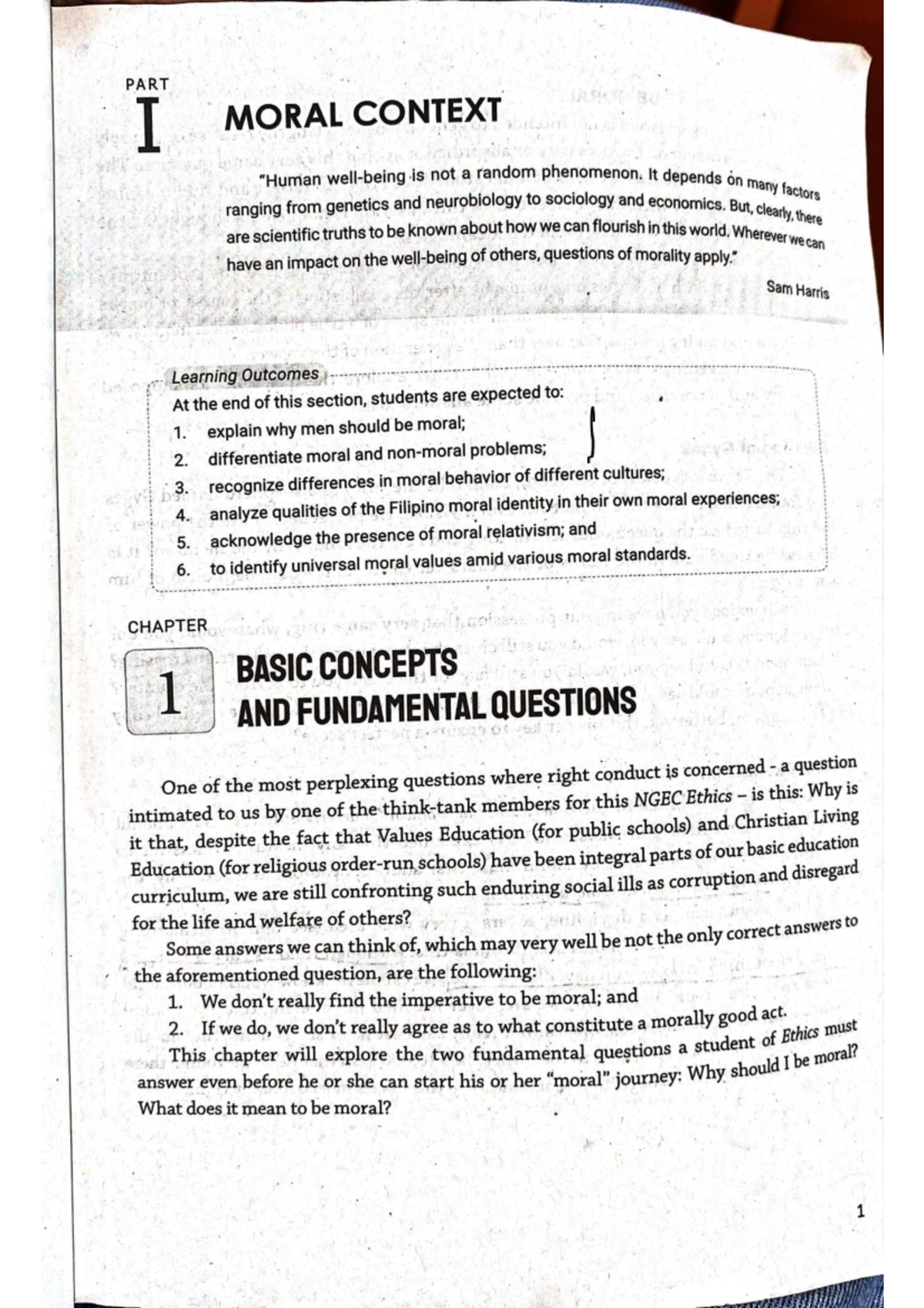 Final Exam Study Guide: Ethics and Morality Concepts (Course Code: [Insert Code - Studocu