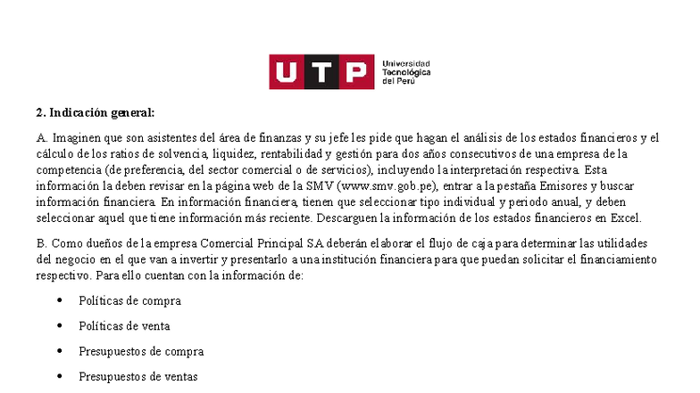 TA2: Análisis Financiero y Flujo de Caja - Contabilidad General (AC-S14 ...