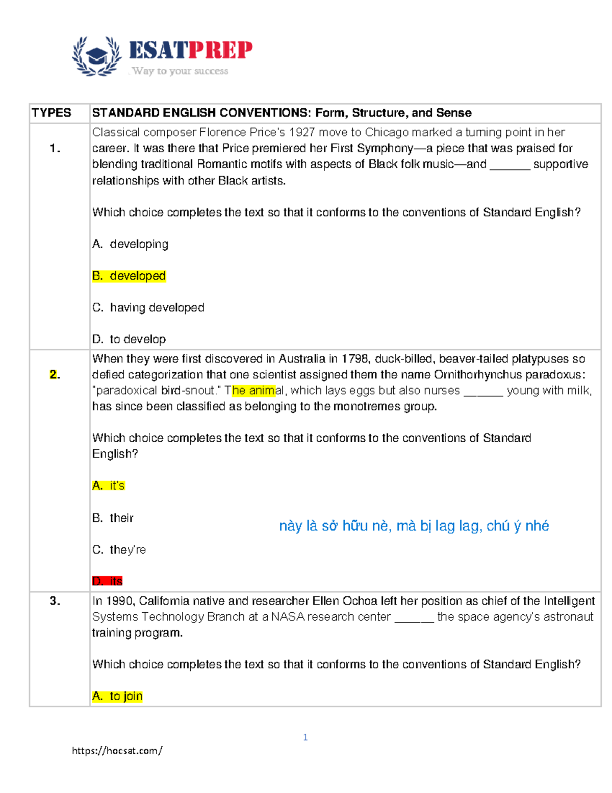 Writing - SEC - Standard English Conventions: Form, Structure, and ...
