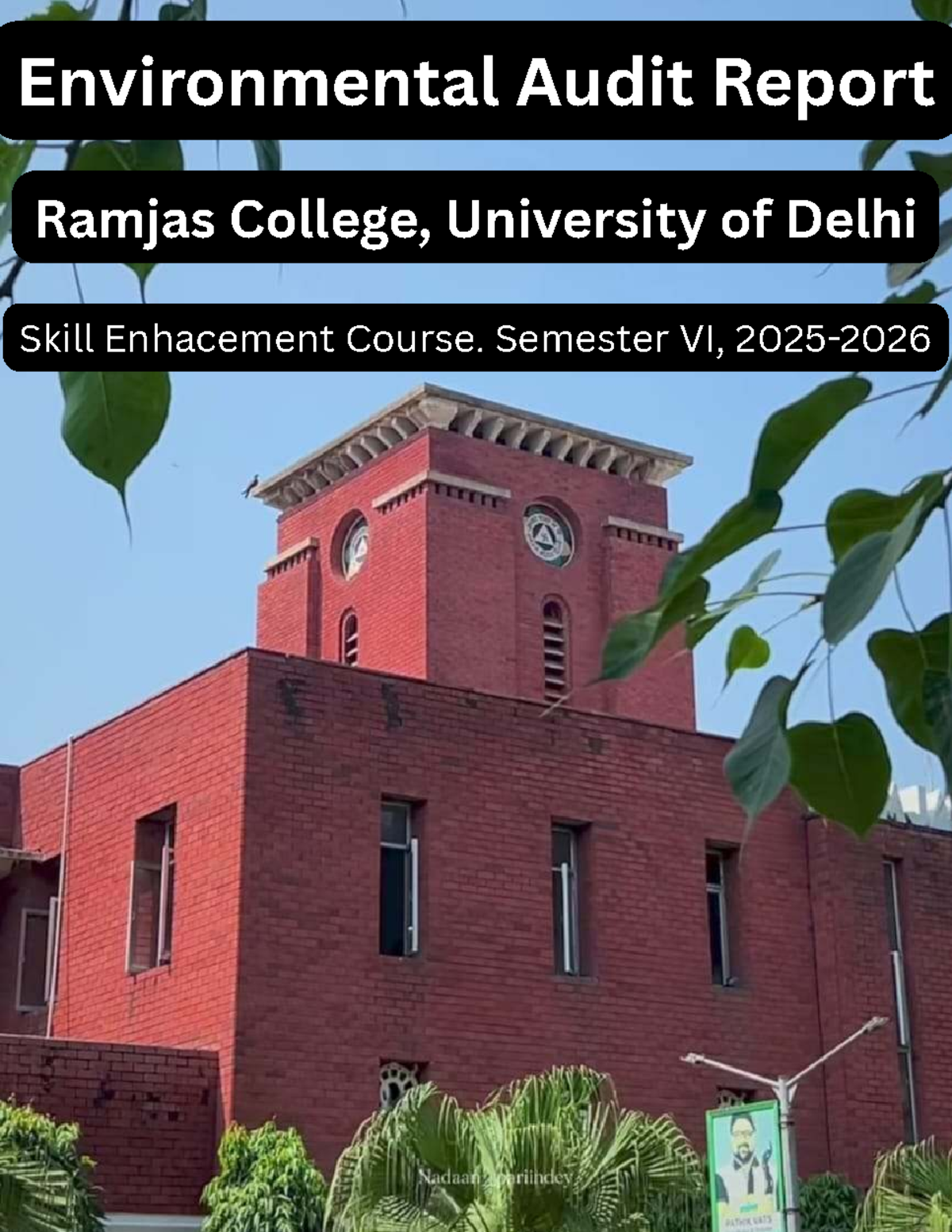 Environmental Audit Report: Ramjas College, University of Delhi (SEC ...