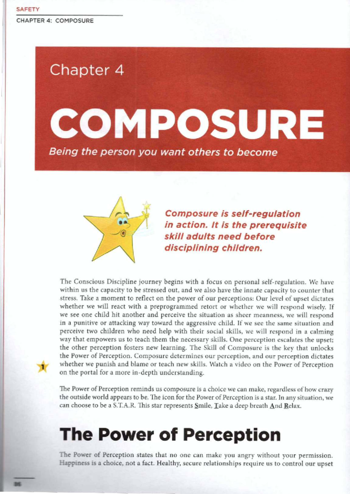 CHAPTER 4: COMPOSURE - Understanding the Power of Perception in ...