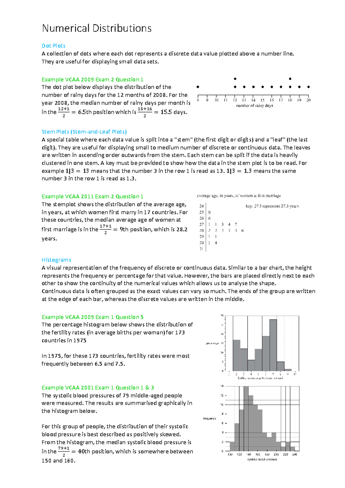 Numerical Distributions: Understanding Data Representation and Analysis ...